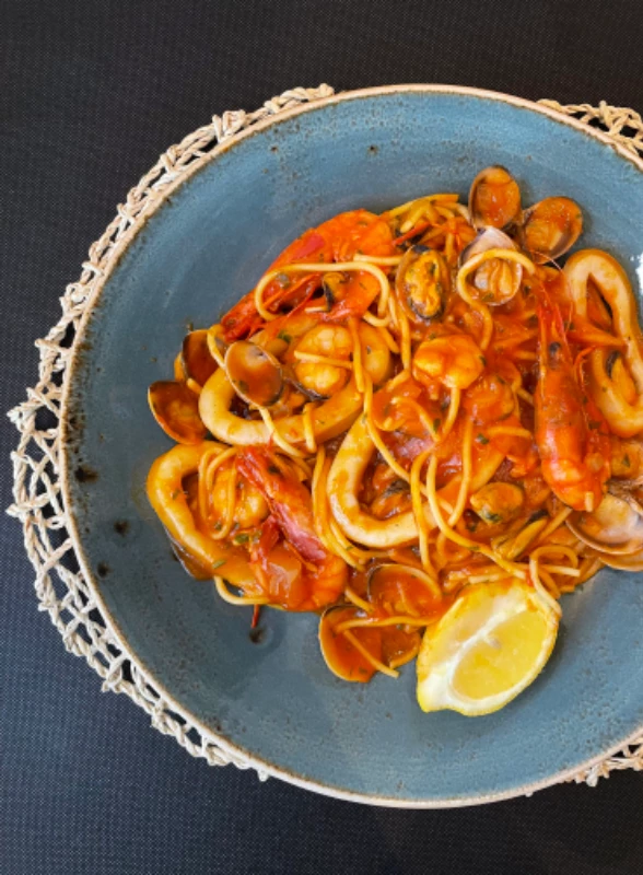 Spaghetti frutos del mar - Mondo Italiano